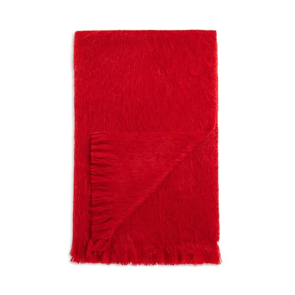 MATOUK Bruno Suri Alpaca Throw - Carnelian