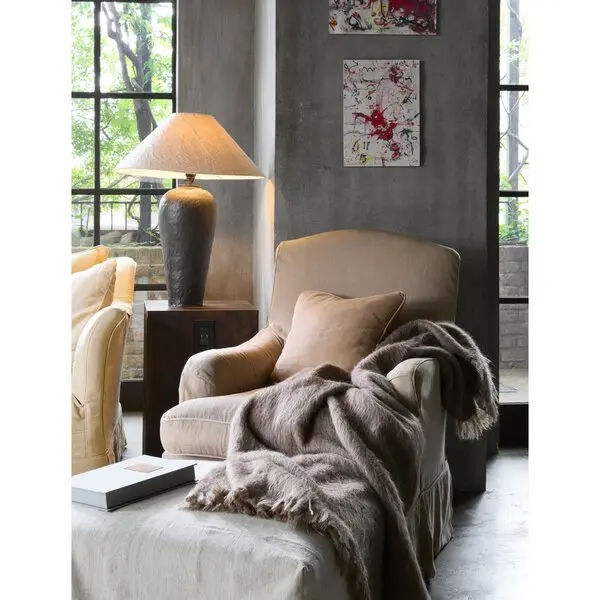 MATOUK Bruno Suri Alpaca Throw - Oak