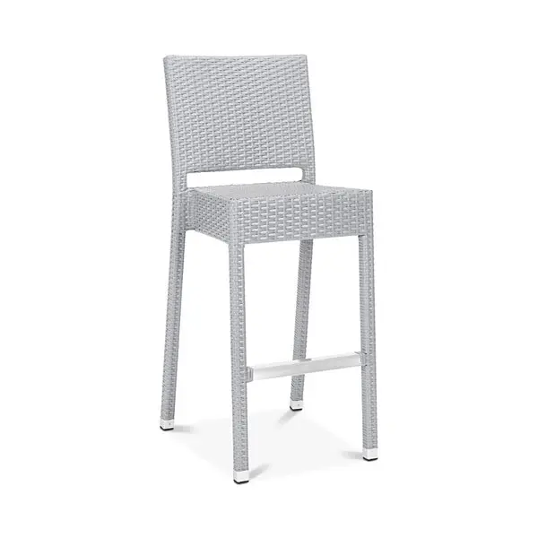 SAFAVIEH Bethel Outdoor Barstool - Gray