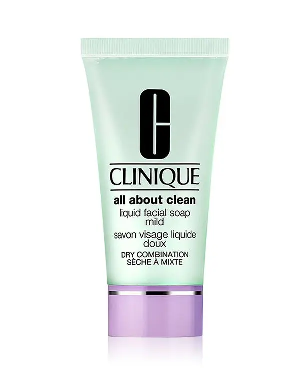 CLINIQUE Mini All About Clean Liquid Facial Soap Mild For Dry To Dry/combination Skin 1 Oz - No Color