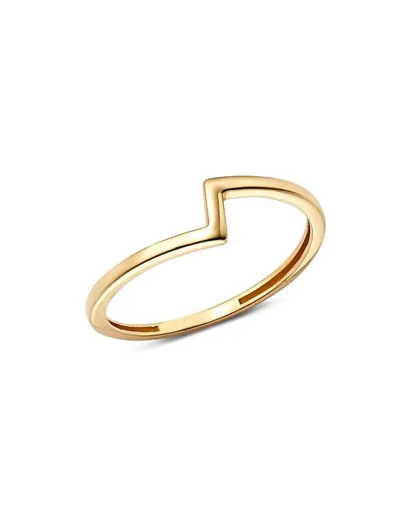MOON & MEADOW 14k Yellow Asymmetric Band Ring - Gold