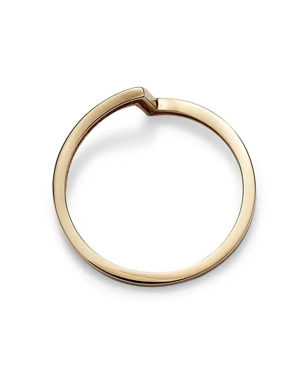 MOON & MEADOW 14k Yellow Asymmetric Band Ring