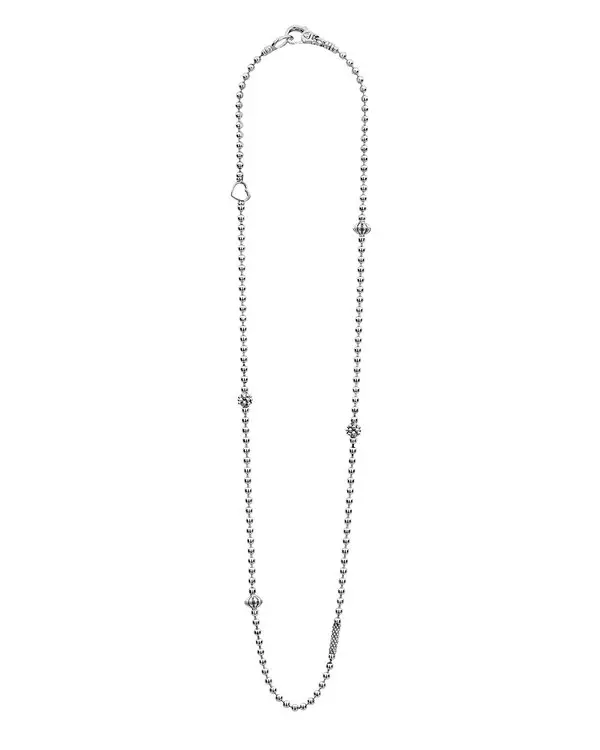 Lagos Sterling Caviar Icon Necklace