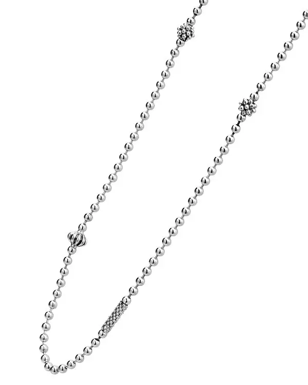 Lagos Sterling Caviar Icon Necklace
