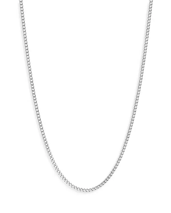 John Hardy Sterling Curb Chain Necklace - Silver