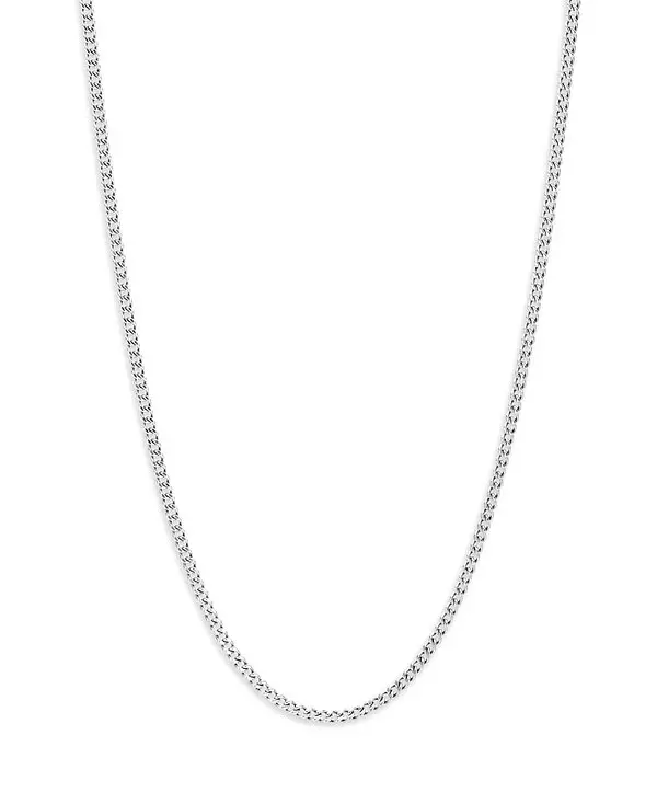 John Hardy Sterling Curb Chain Necklace - Silver