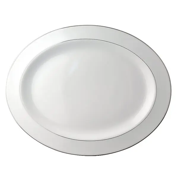 Bernardaud Cristal Oval Platter, 13 - No Color