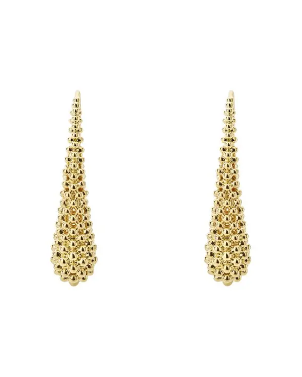 Lagos Caviar Collection 18k Drop Earrings