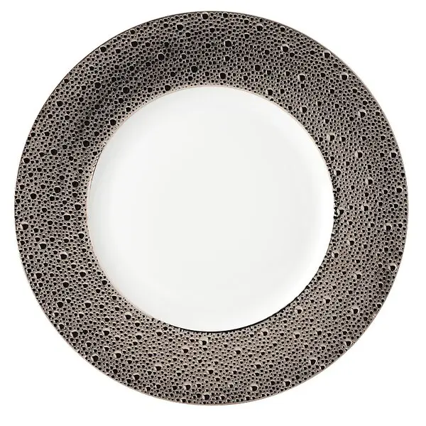Bernardaud Ecume Oversized Service Plate - Platinum
