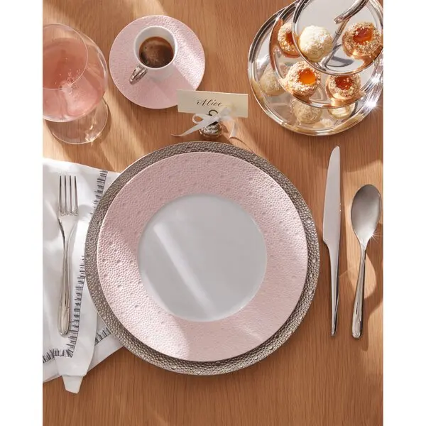 Bernardaud Ecume Oversized Service Plate - Platinum