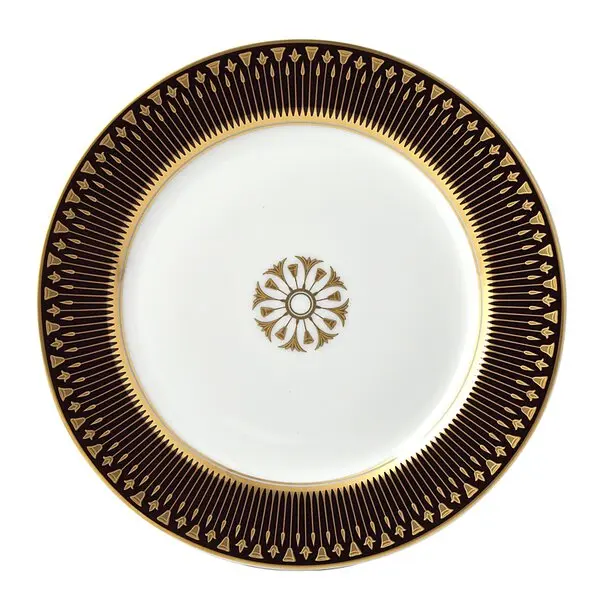 Bernardaud Soleil Levant Salad Plate - Chocolate