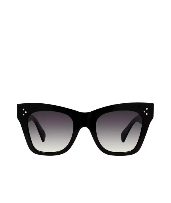 Celine Polarized Square Sunglasses - Black/gray