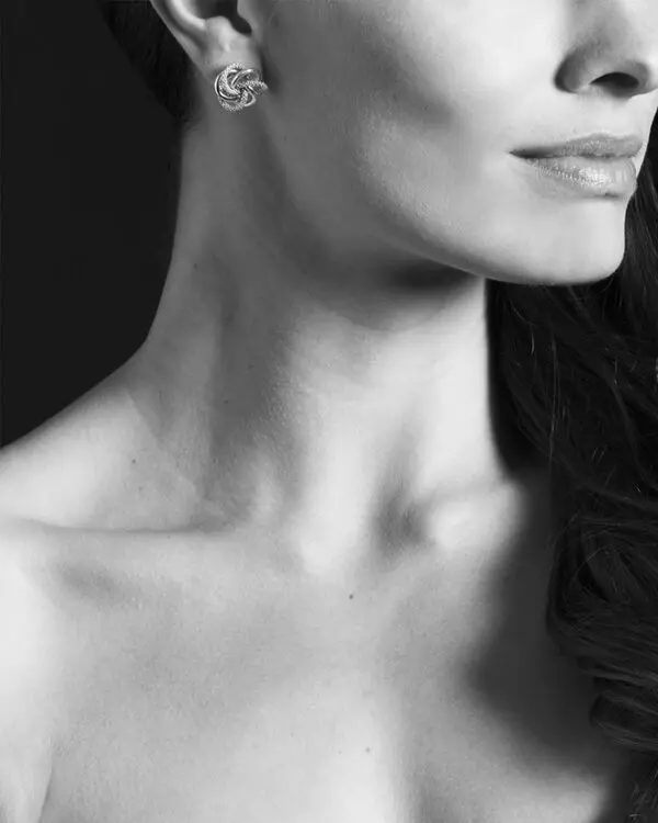 Lagos Sterling Knot Stud Earrings