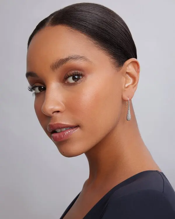 Lagos Sterling Caviar Tear Drop Earrings