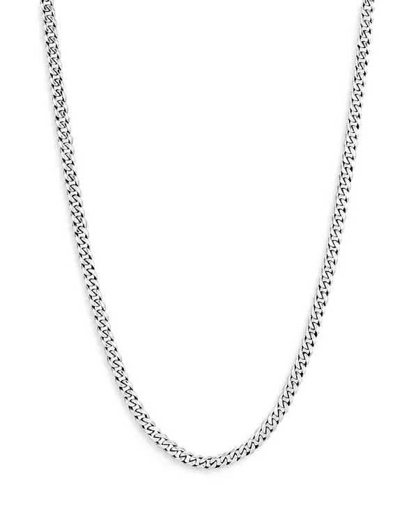 John Hardy Sterling Curb Chain Necklace - Silver