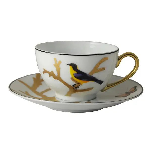 Bernardaud Aux Oiseaux Tea Saucer - Multi