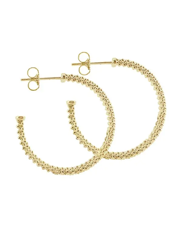 Lagos 18k Hoop Earrings
