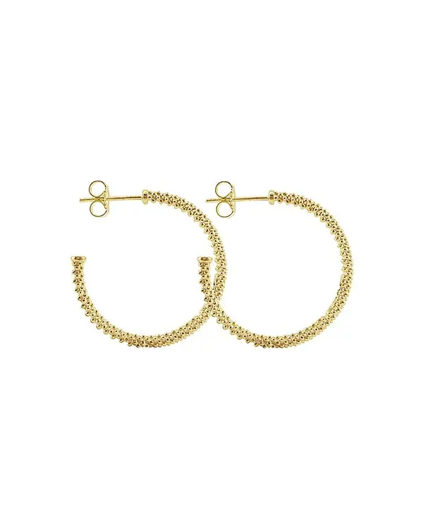 Lagos 18k Hoop Earrings - Gold