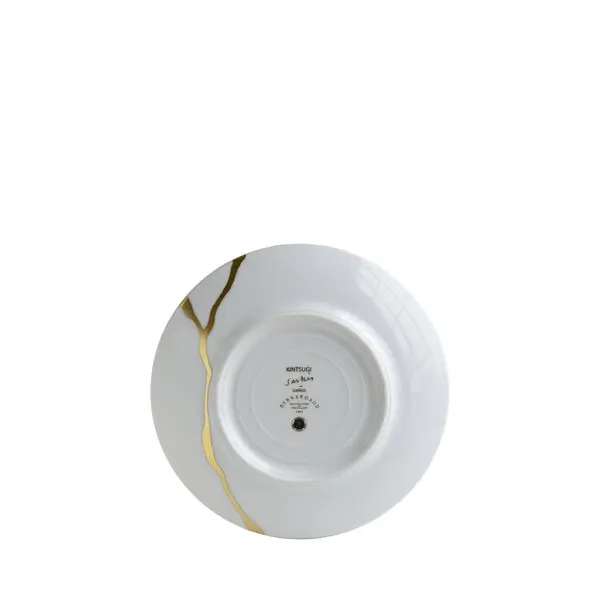 Bernardaud Kintsugi-sarkis 24k Gold Bread & Butter Plate - White/gold