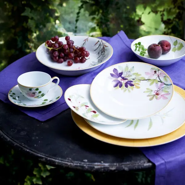 Bernardaud Jardin Indien Dinner Plate - Floral