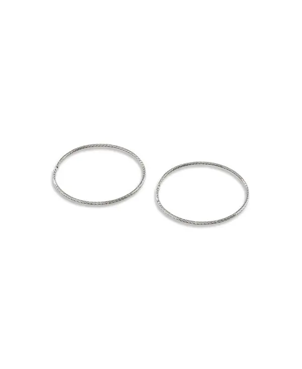 John Hardy Sterling Classic Chain Extra-large Hoop Earrings