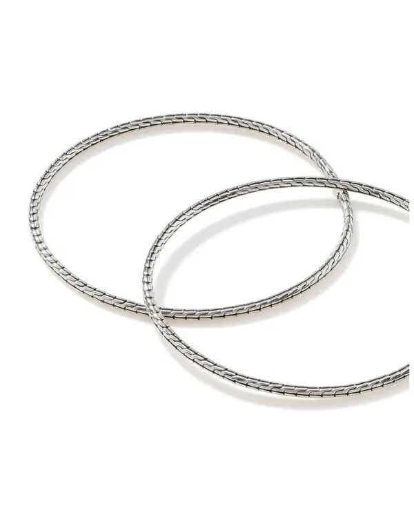 John Hardy Sterling Classic Chain Extra-large Hoop Earrings