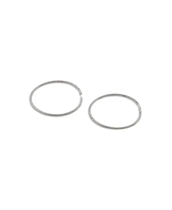 John Hardy Sterling Classic Chain Extra-large Hoop Earrings