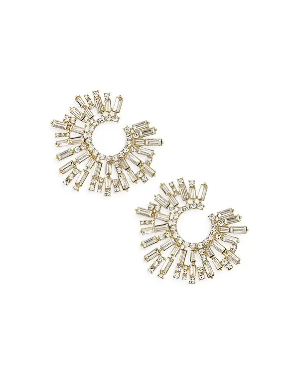 Ettika Open Circle Earrings - Gold