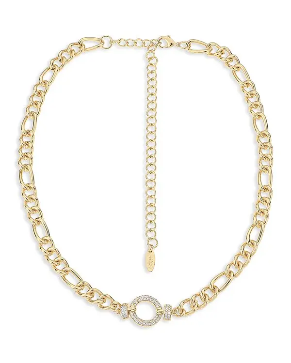 Ettika Crystal Pave Collar Necklace - Gold