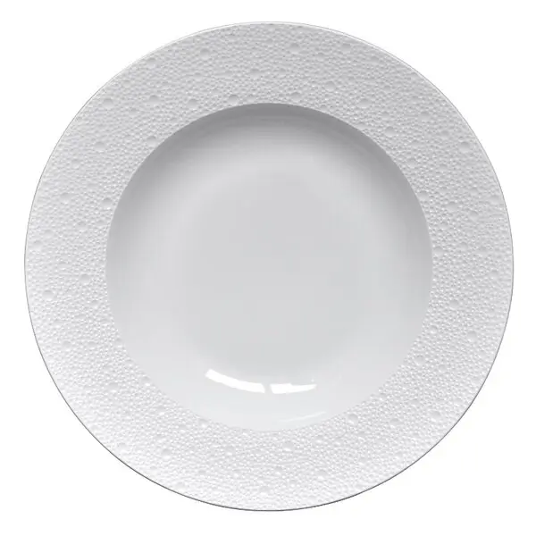 Bernardaud Ecume Rim Soup - White
