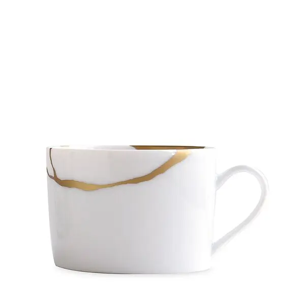 Bernardaud Kintsugi-sarkis Tea Cup - White/gold