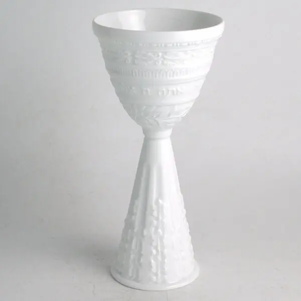 Bernardaud Louvre Judaica Kiddush Cup - White