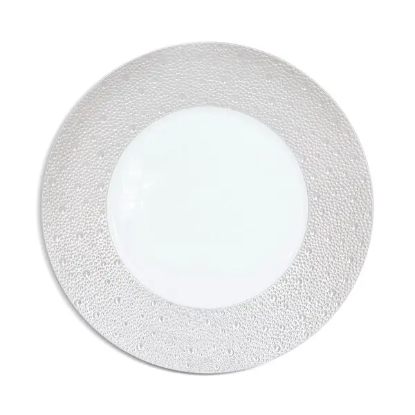 Bernardaud Ecume Perle Service Plate - Pearl