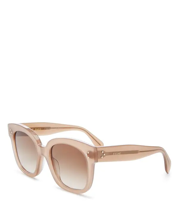 Celine Square Sunglasses, 54mm