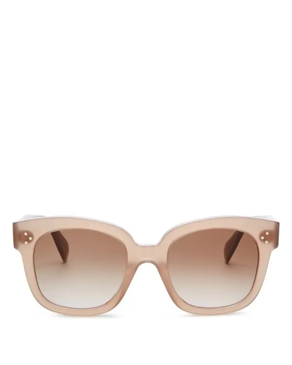 Celine Square Sunglasses, 54mm