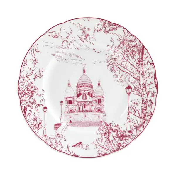 Bernardaud Tout Paris Assorted Salad Plates, Set Of 6 - Multi