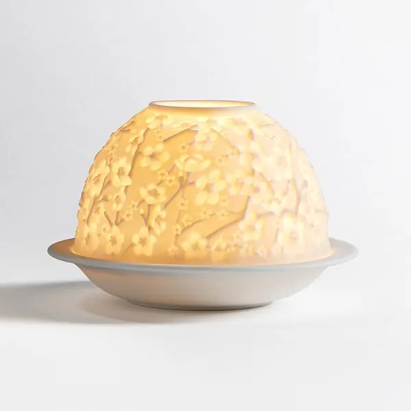 Bernardaud Cherry Blossoms Votive - White