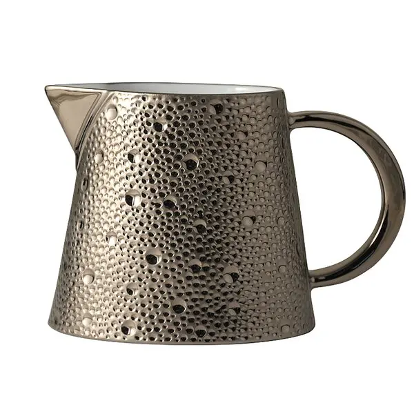 Bernardaud Ecume Creamer - Platinum