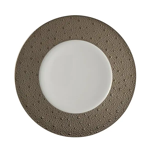 Bernardaud Ecume Dinner Plate - Platinum