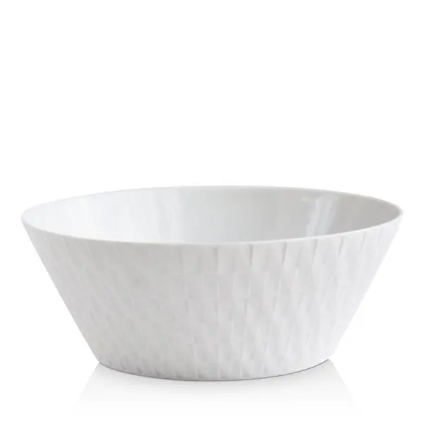 Bernardaud Twist Collection Salad Bowl - White
