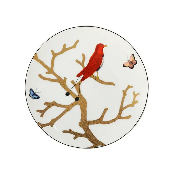 Bernardaud Aux Oiseaux Coupe Salad Plate - Multi