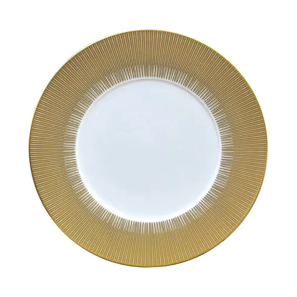 Bernardaud Sol Large Service Plate - Gold/white