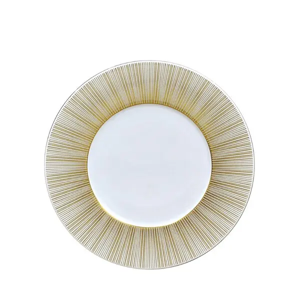 Bernardaud Sol Salad Plate - Gold/white