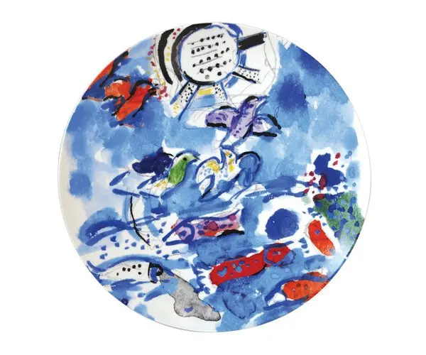 Bernardaud Marc Chagall Coupe Plate, Set Of 6