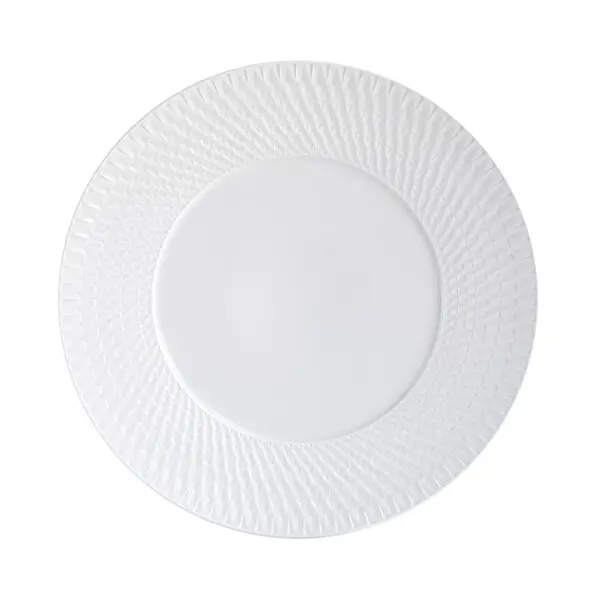 Bernardaud Twist Collection Service Plate - White
