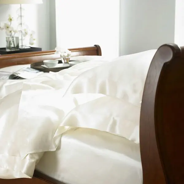 Gingerlily Solid Silk Boudoir Sham - Ivory