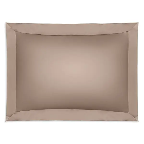 Gingerlily Solid Silk Boudoir Sham - Mocha