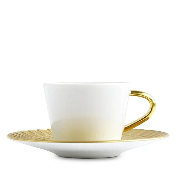 Bernardaud Twist Espresso Cup Exclusive - Gold