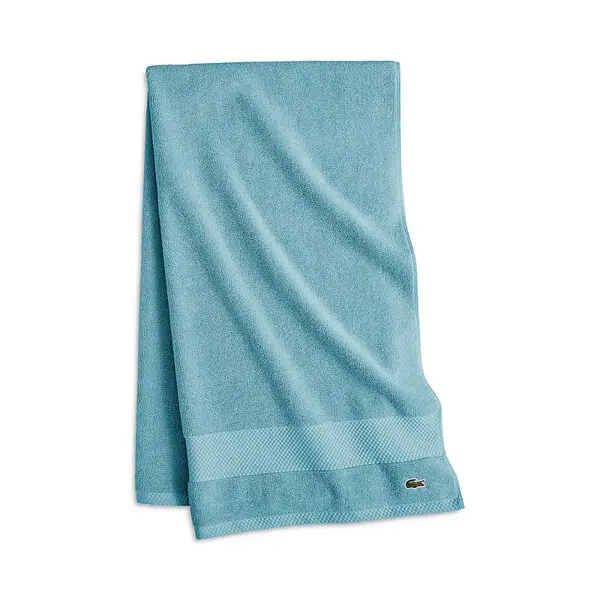 Lacoste Heritage Antimicrobial Bath Towel - Celestial