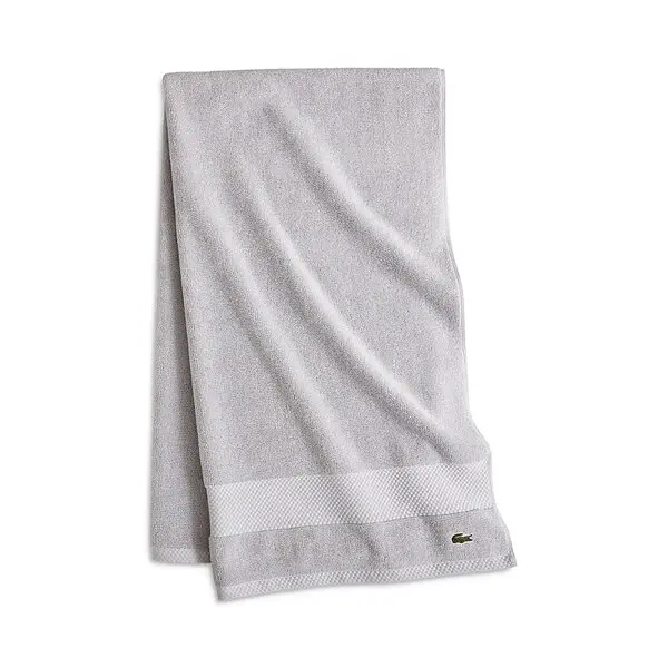 Lacoste Heritage Antimicrobial Bath Towel - Micro Chip